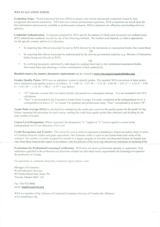 Master's Diploma Evaluation | PDF