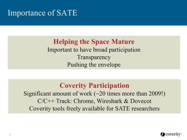 Coverity's Software Integrity Ratings | PPT
