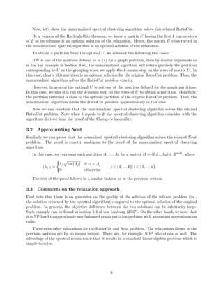 Spectral Clustering Report | PDF