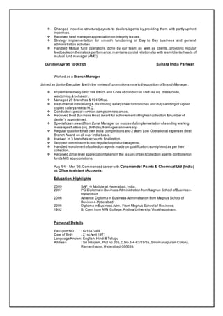 CV VSN Murthy | DOCX