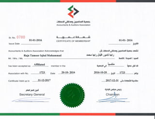 Accountants & Auditors Association Membership | PDF