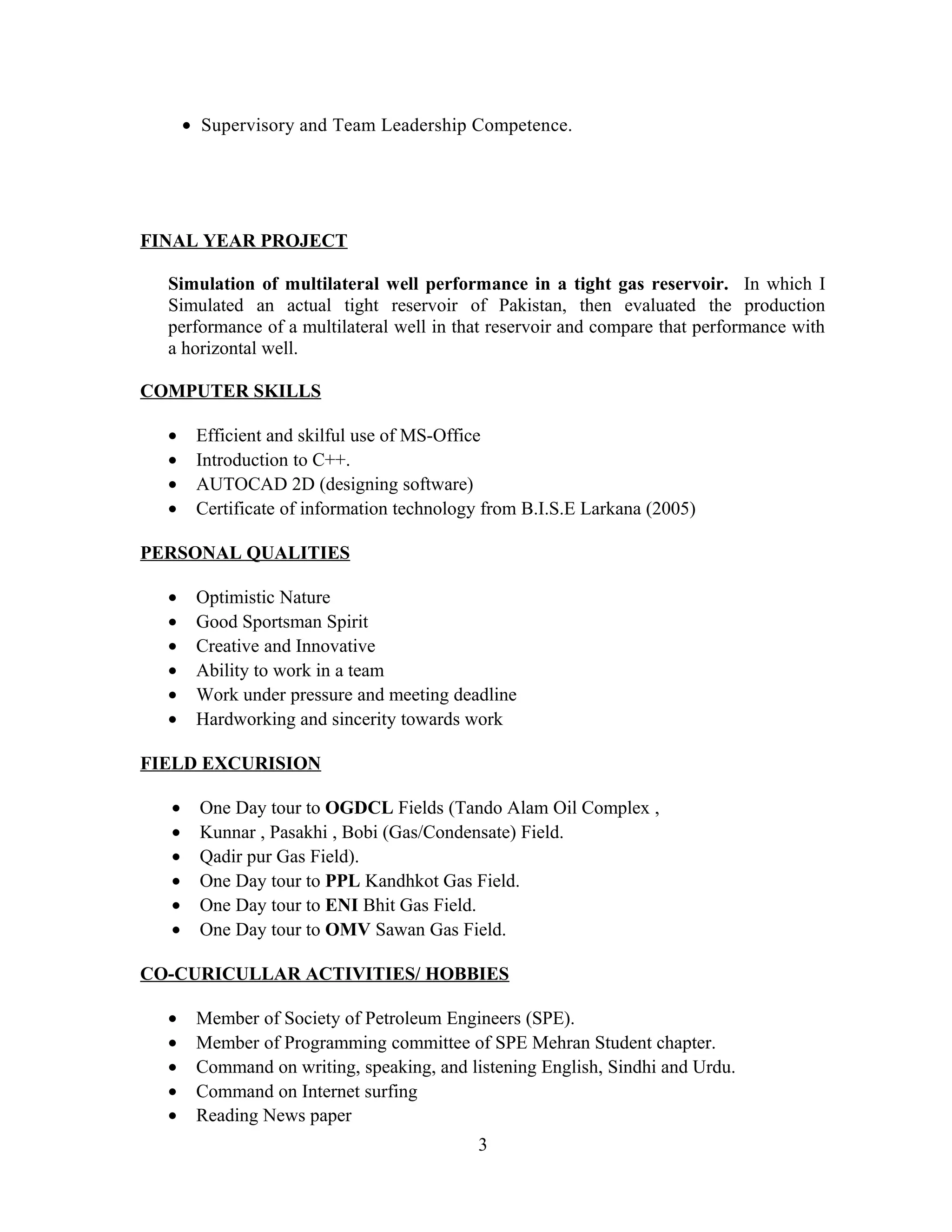 New Asim CV | PDF