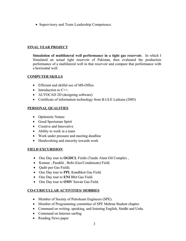 New Asim CV | PDF