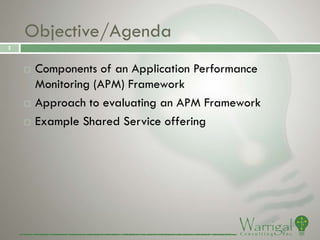 Infrastructure and APM Approach and Framework v.3 | PPT