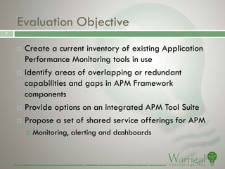 Infrastructure and APM Approach and Framework v.3 | PPT