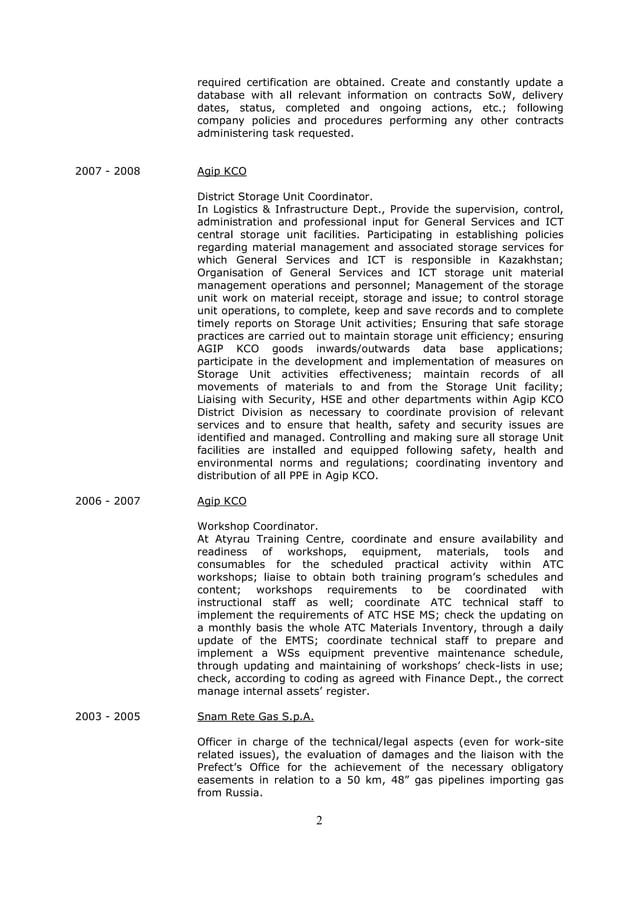 CMC cv (eng - photo) 2014 | PDF | Civil Engineering Industry | Industries