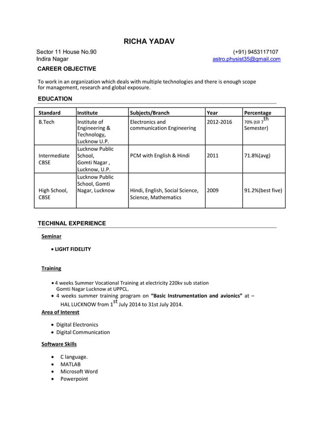 RICHA RESUME1 (1) | PDF