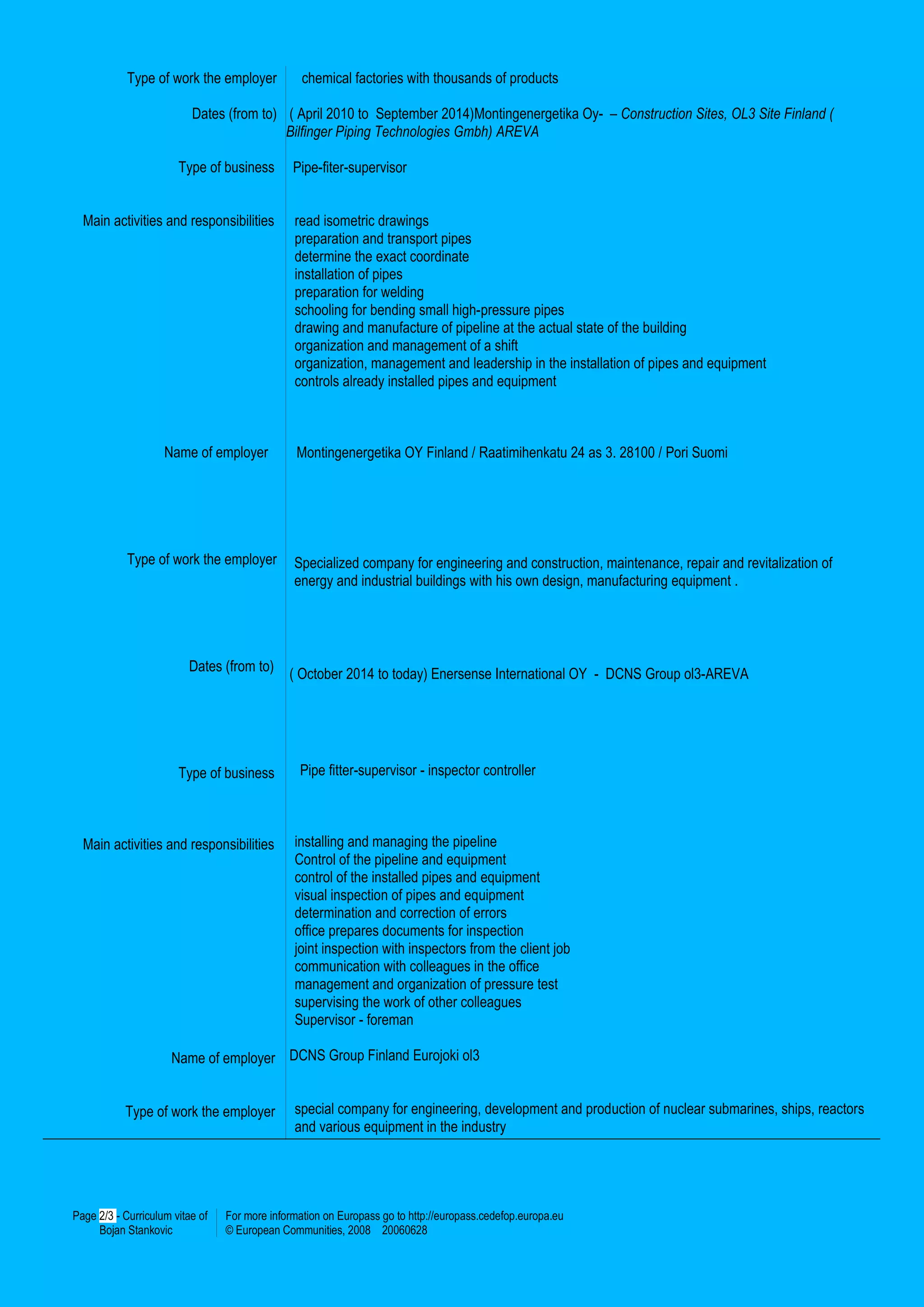 CW Bojan Stankovic en. | PDF | Civil Engineering Industry | Industries