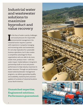 Veolia Industrial Capabilities Brochure | PDF