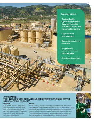Veolia Industrial Capabilities Brochure | PDF