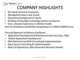 Bluee Eagle Software Solutions | PPT