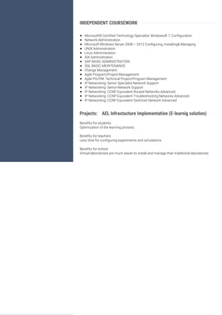 Valentin_Vina_resume | PDF | Operating Systems | Computer Software and ...