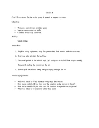 Group Proposal_Curriculum Template for Group Counseling | DOCX