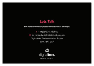 Digitalbox - DC Media Pack | PDF | Email | Internet