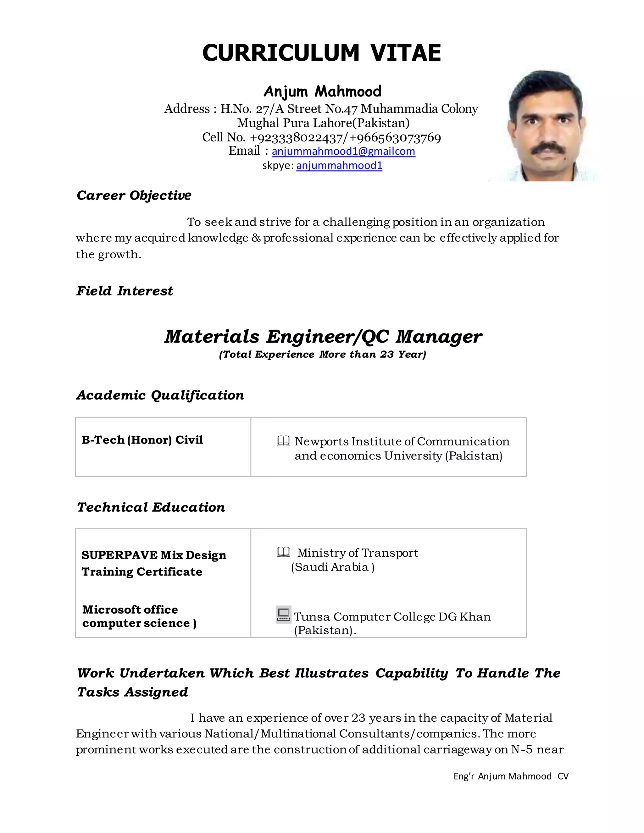 CURRICULUM VITAE | DOCX