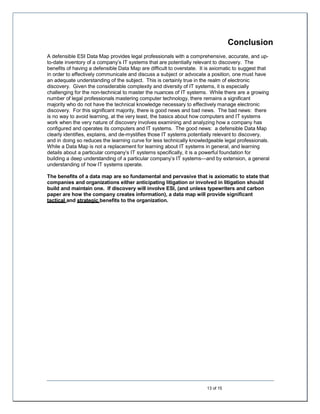 The ESI Data Map, An In-Depth Review | PDF