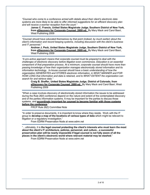 The ESI Data Map, An In-Depth Review | PDF