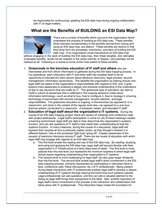 The ESI Data Map, An In-Depth Review | PDF