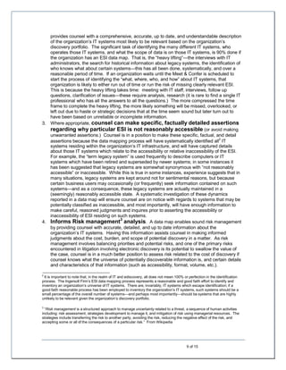 The ESI Data Map, An In-Depth Review | PDF