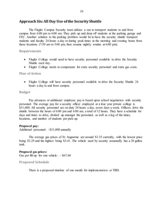 Parking Proposal | DOCX