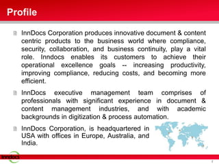 InnDocs Products | PPT