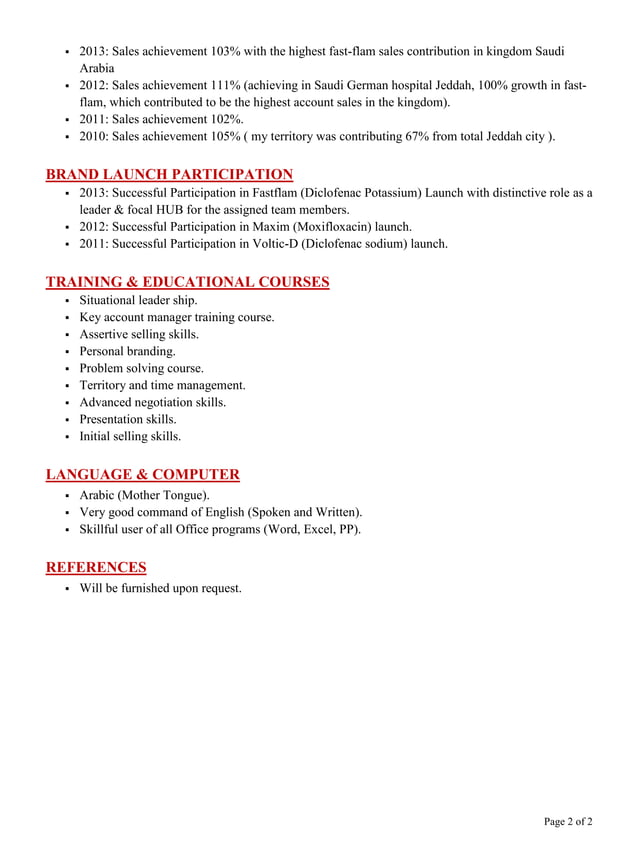 CV hany | PDF | Business and Finance