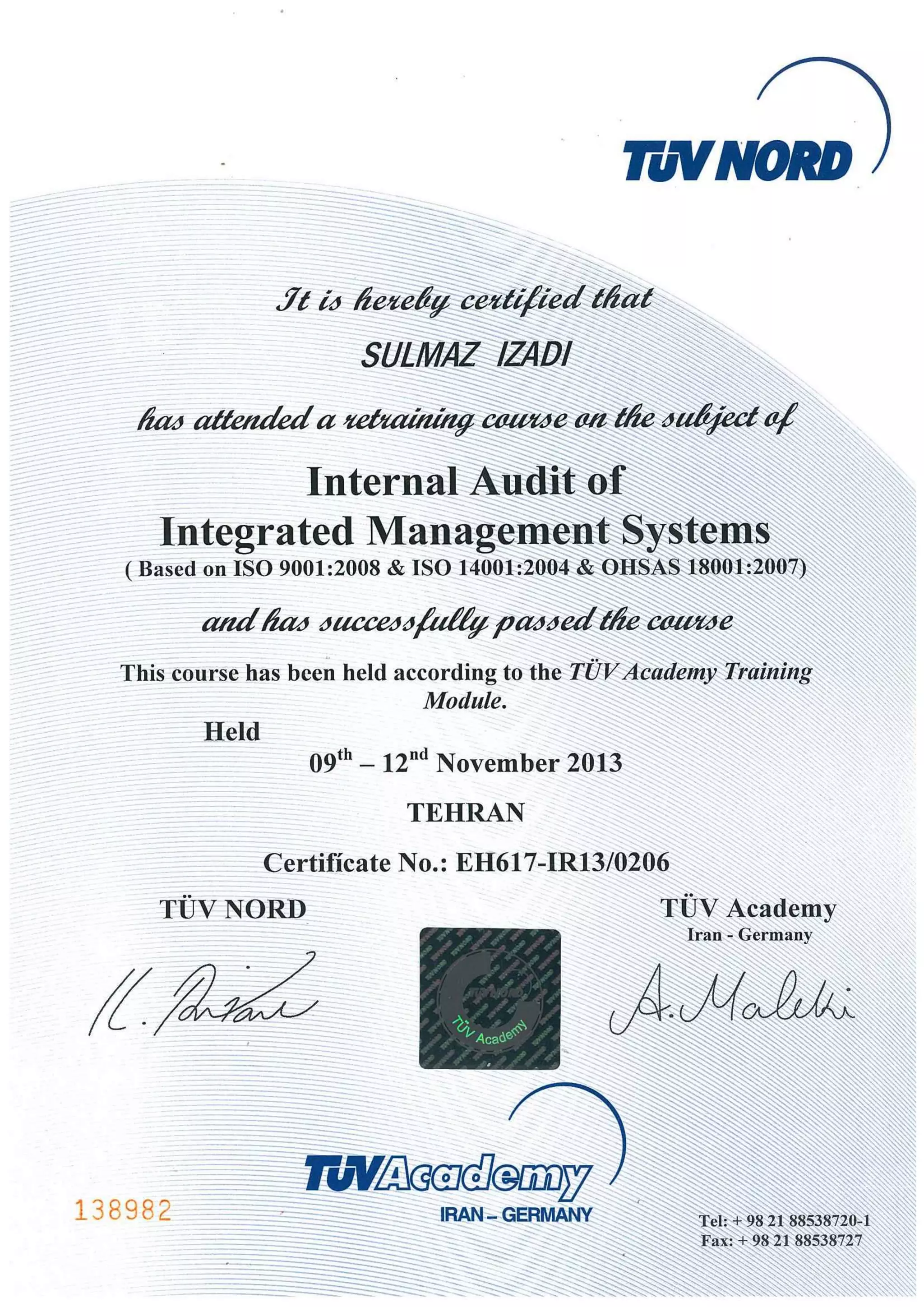 IMS Internal Audit | PDF