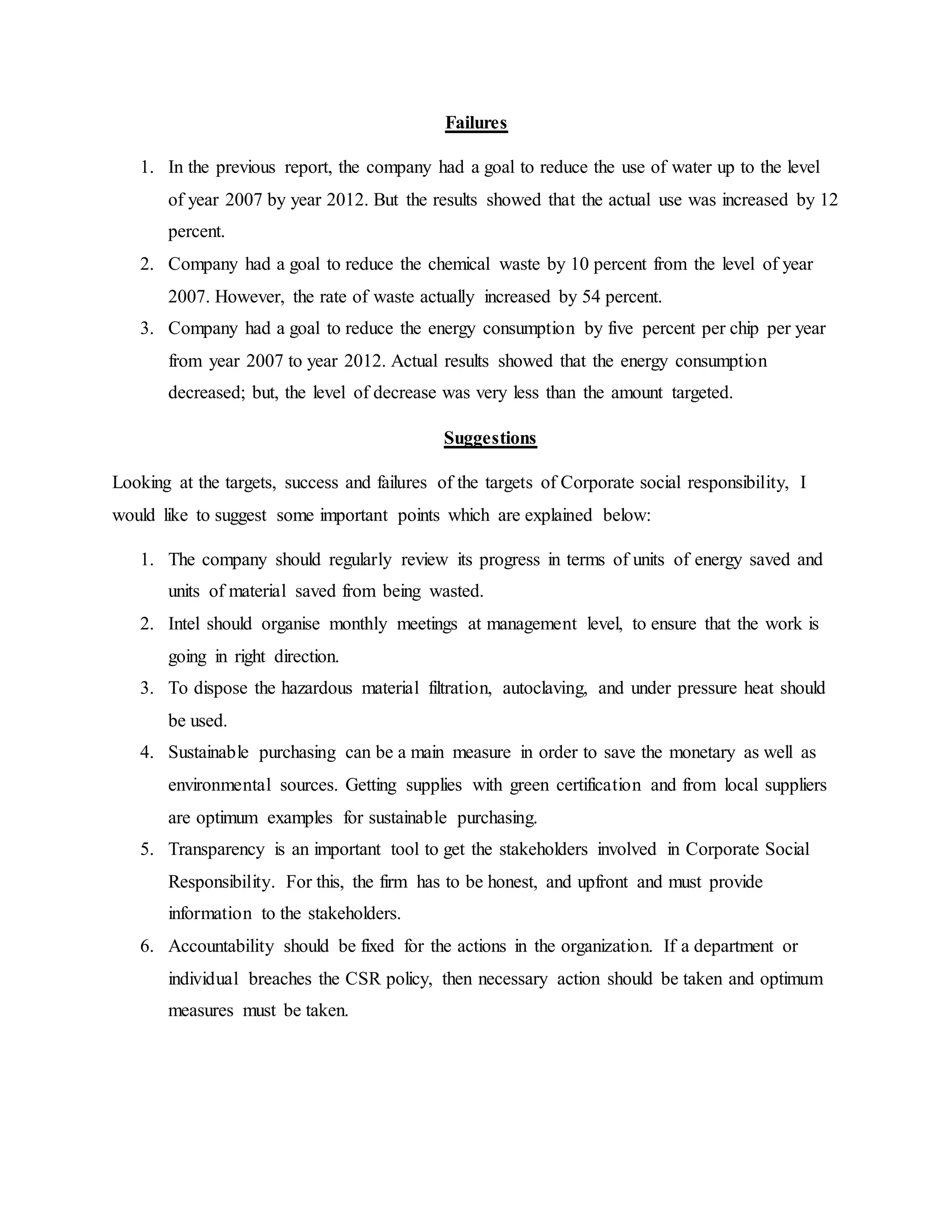 Intel Csr Analysis Pdf