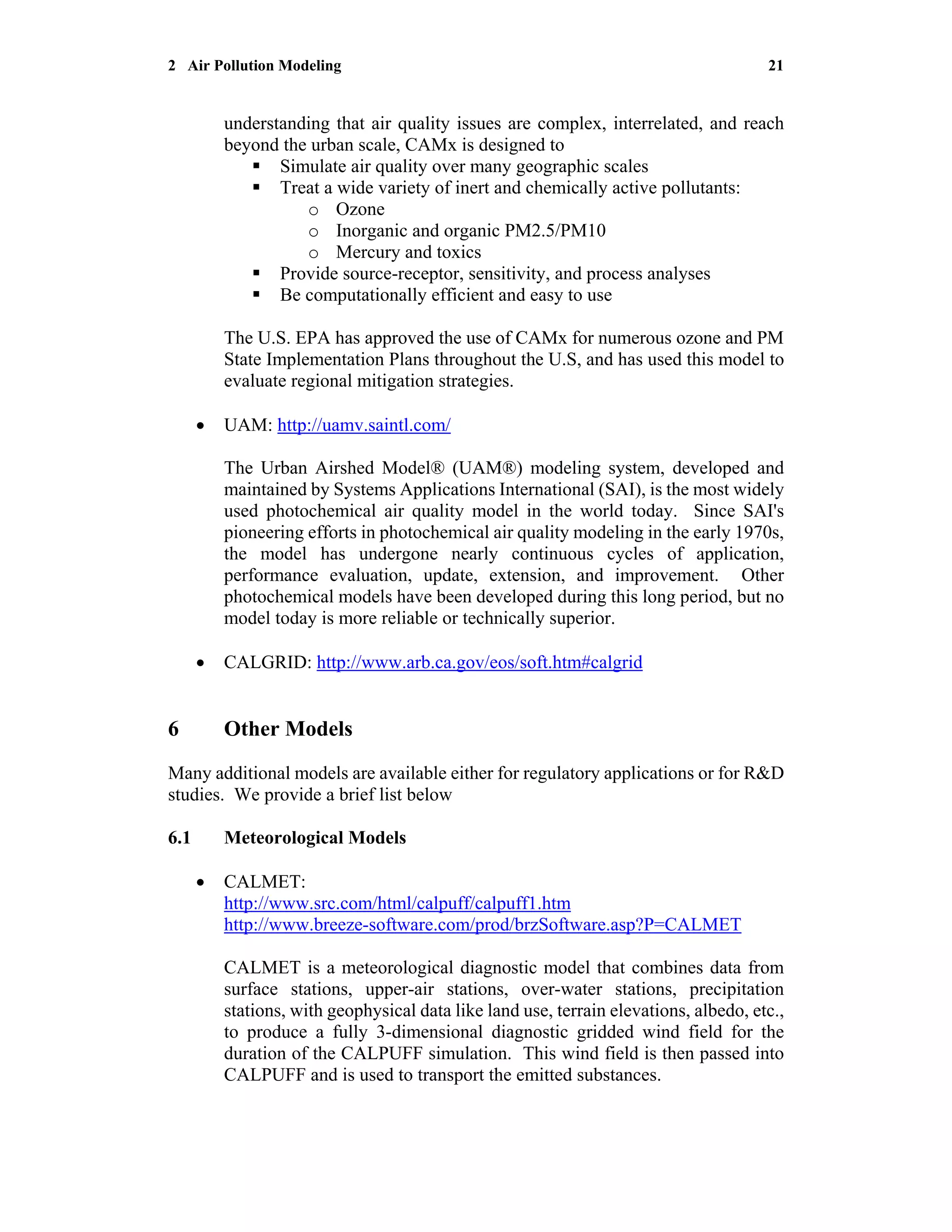 Air Pollution Modeling – An Overview | PDF
