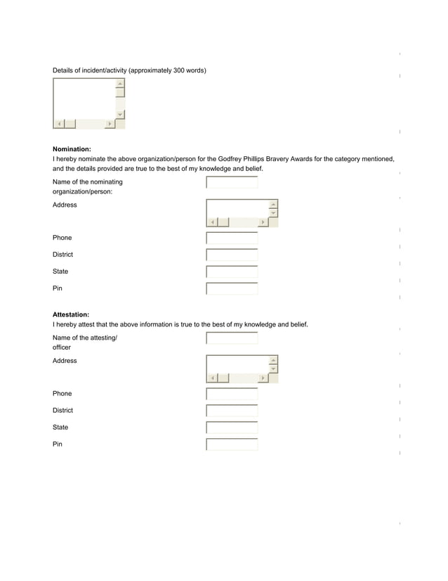 Nomination Form | PDF