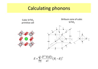 Ab initio temperature phonons group theory | PDF