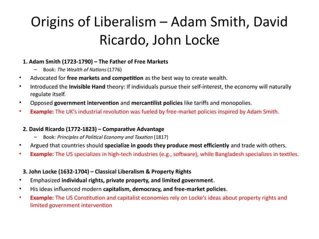 Liberalism theory (international political economy) | PPTX