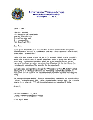 Letter of Appreciation vlc | PDF