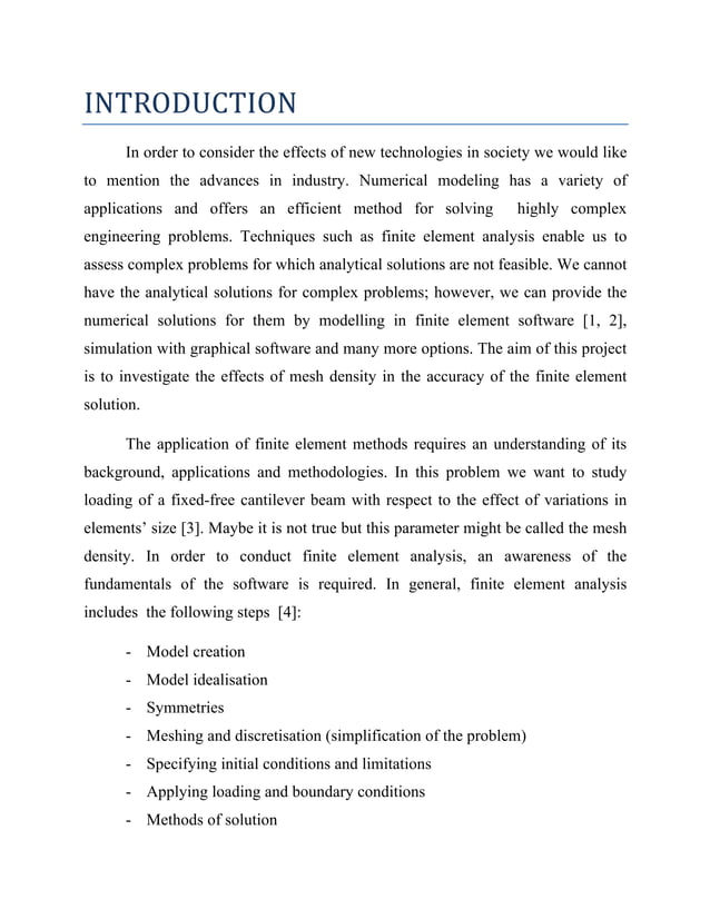 FEA Report | PDF