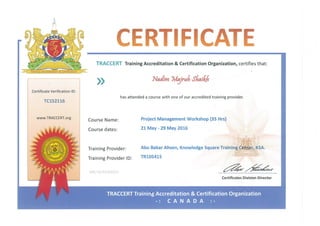 PDU Certificate | PPT