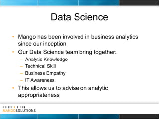 Introduction to Mango Solutions | PPT