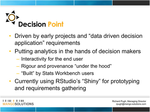 Introduction to Mango Solutions | PPT