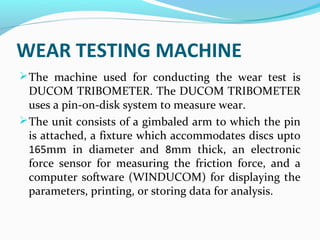 SLIDING WEAR BEHAVIOUR OF GLASS FIBER REINFORCED EPOXY RESIN COMPOSITE ...