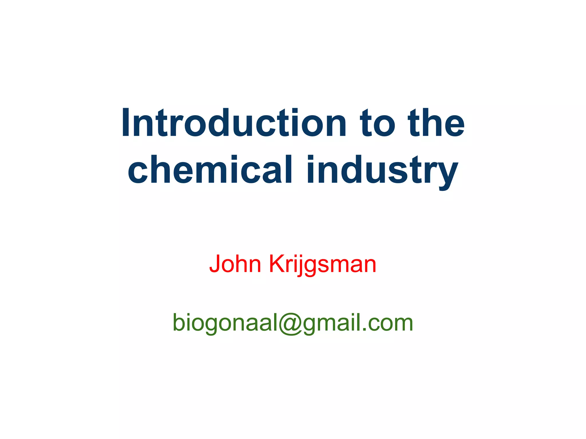 Chemical Processes | PPTX
