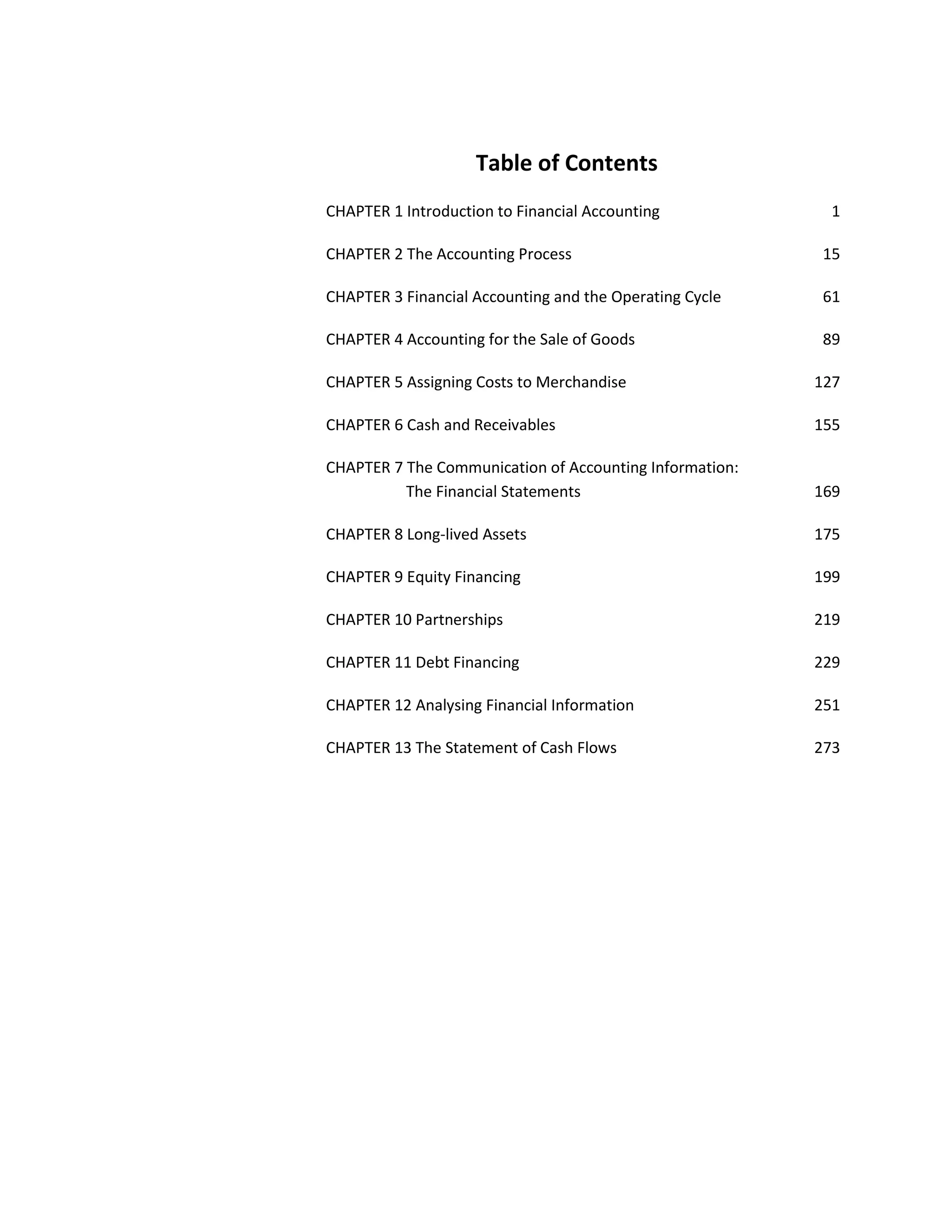 Introduction to Financial Accounting Solutions | PDF | Credit Cards | Personal Debt