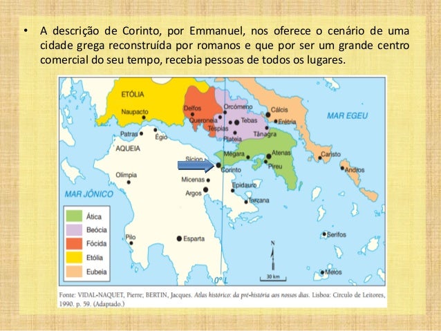 Carta aos Coríntios com Emmanuel - A Cidade de Corinto