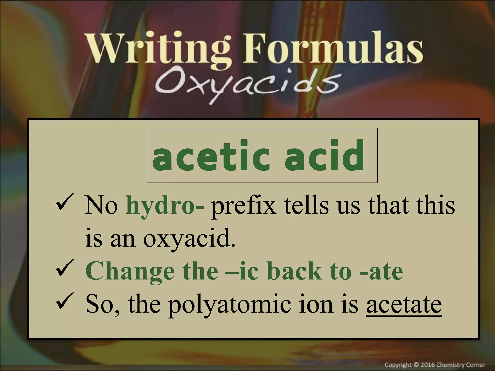 2 Acids Hydrates PowerPoint.pptx | Chemistry | Science