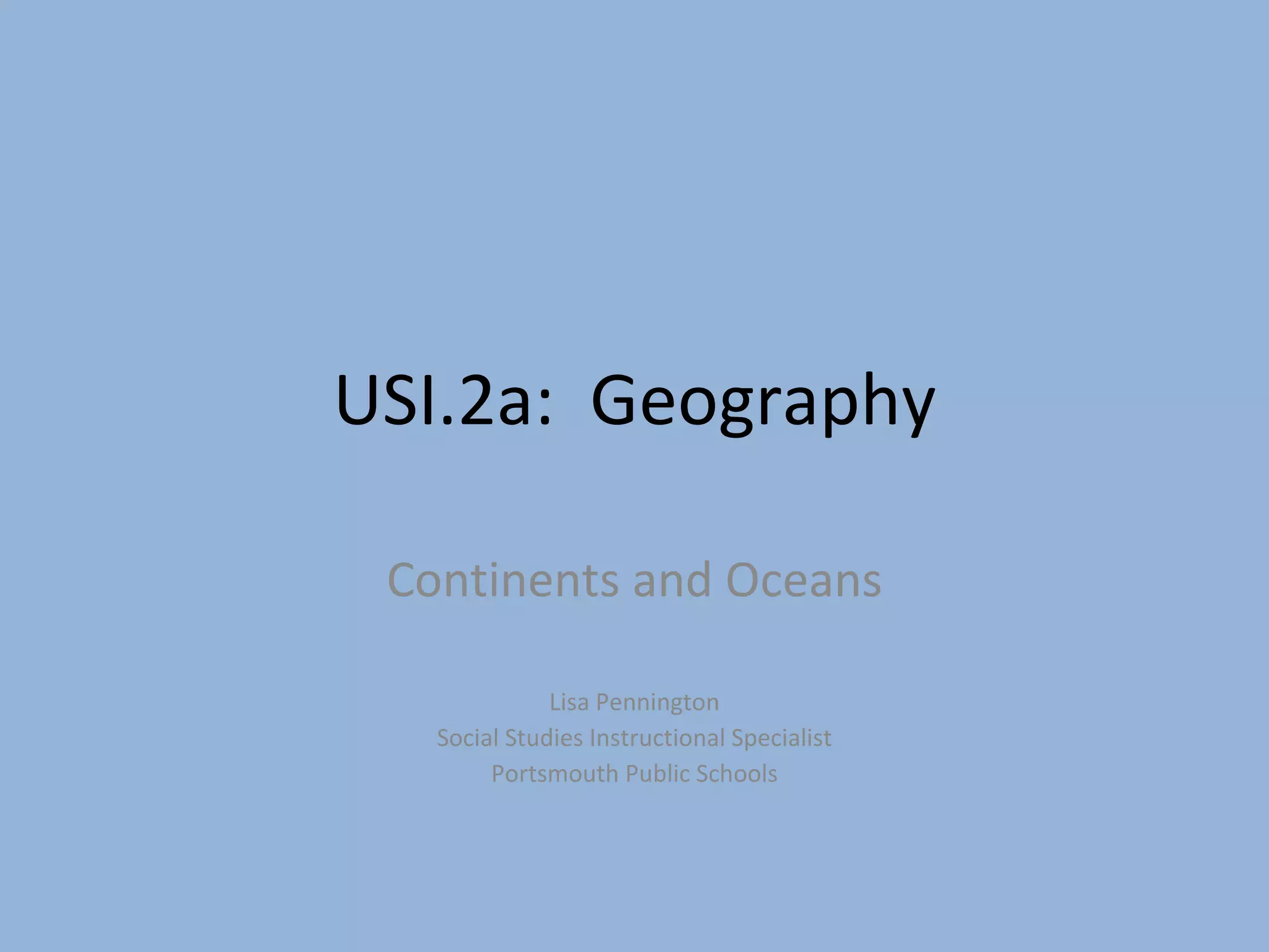 2a continents and oceans | PPT