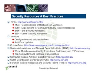 Acuent Security | PDF