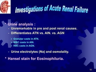 acute renal failure in icu | PPTX
