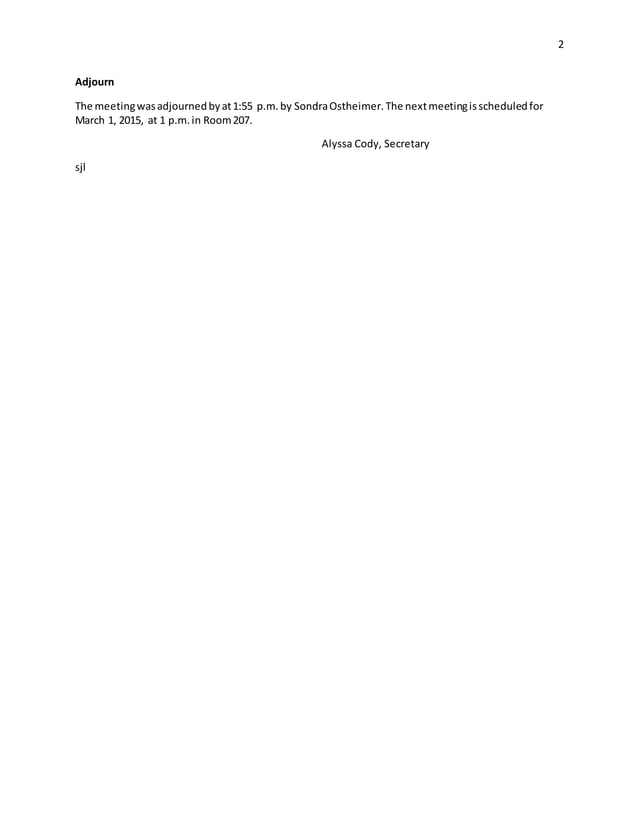 APA Minutes of meetings | DOCX
