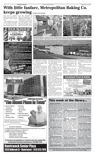 The Hamtramck Review - Metropolitan Baking Company | PDF | Physical ...