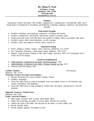 Dana.Updated Resume | DOCX