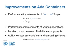 Tech Days 2015: AdaCore Roadmap | PPT