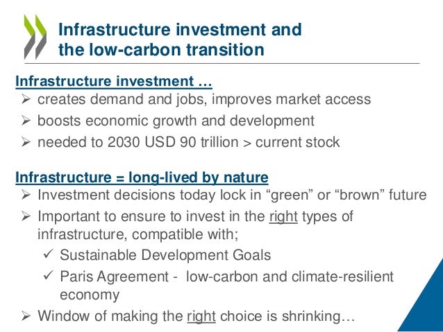 Infrastructure Investment & the Low-carbon Transition